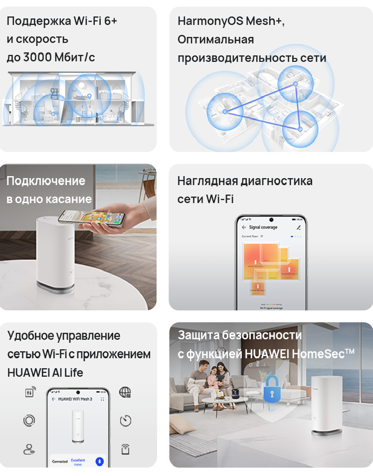 Купить HUAWEI WiFi Mesh 3 - HUAWEI Россия